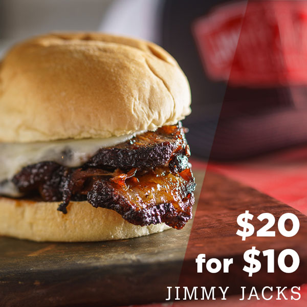 $20 Jimmy Jacks Rib Shack gift card | Little Village