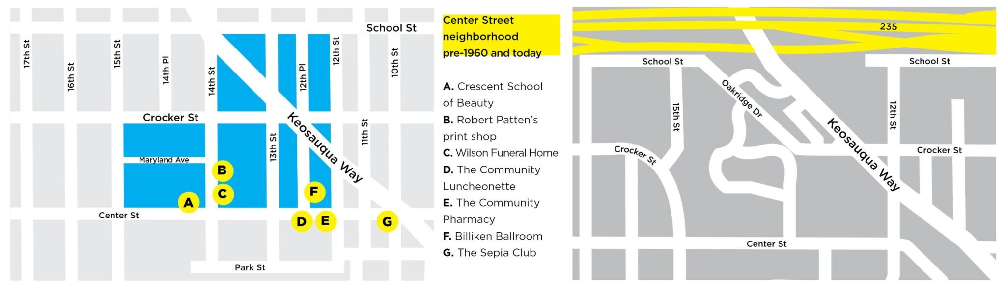 Before I-235, Des Moines' Center Street district was a bastion of Black ...