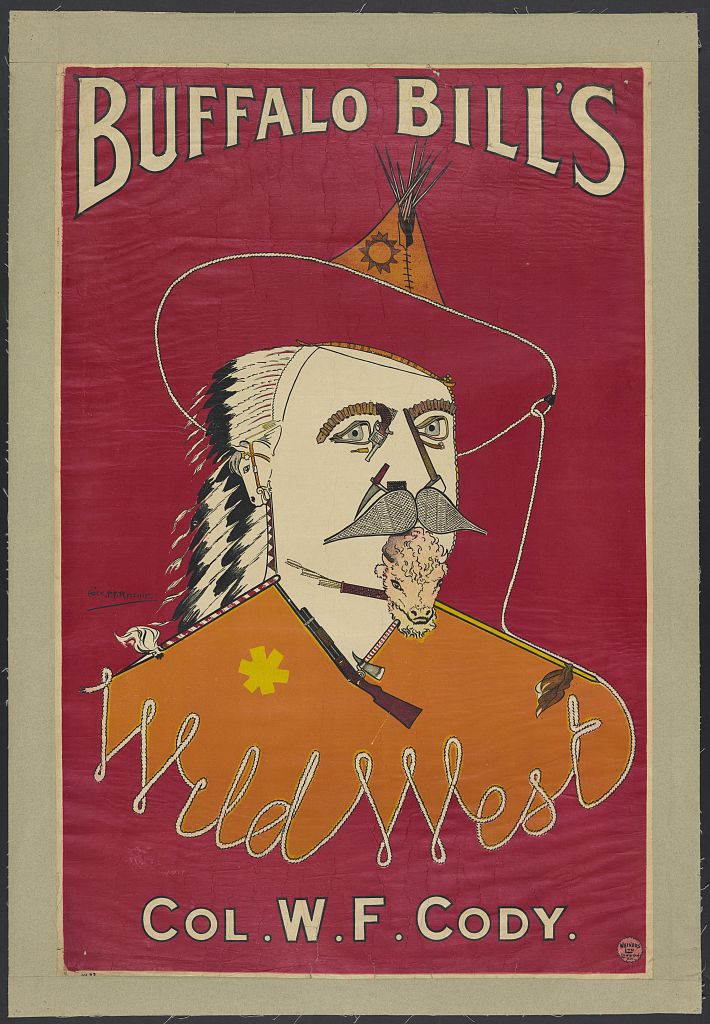 UK tour poster Buffalo Bill - Little Village