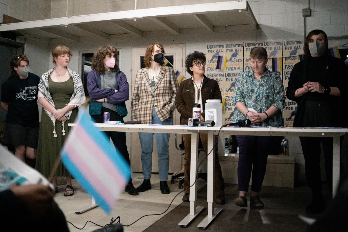 Photo Gallery: Tara McGovern and the JoCo7 host a news conference ...
