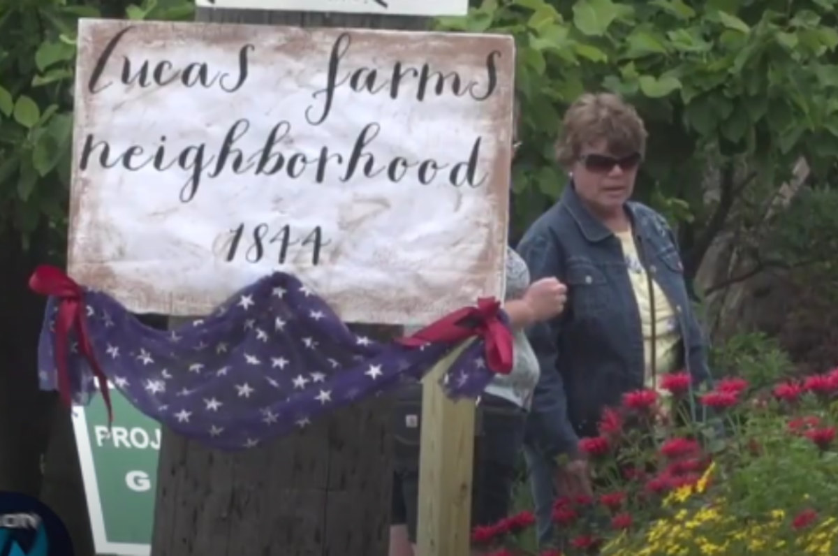 Channel 4 video of Lucas Farms History Days2021 - Little Village