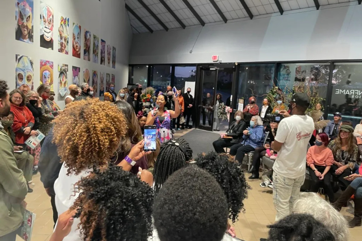 Mainframe Studios becomes a free, interactive art museum on First Fridays, drawing thousands of ...