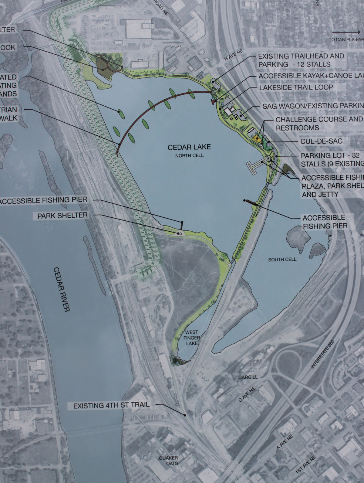 Cedar Lake renewal map - Little Village