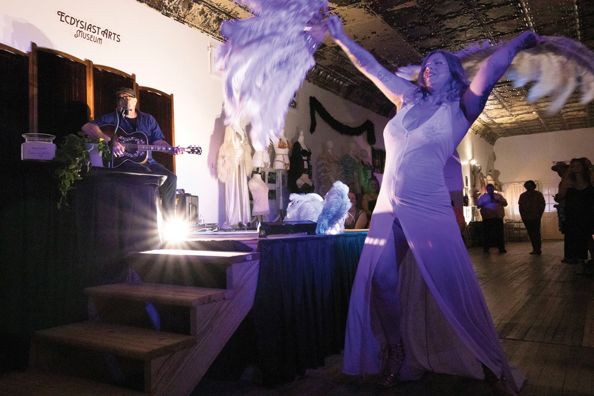 Ecdysiast Museum, Soda Gardocki and Danielle Colby_1 - Little Village