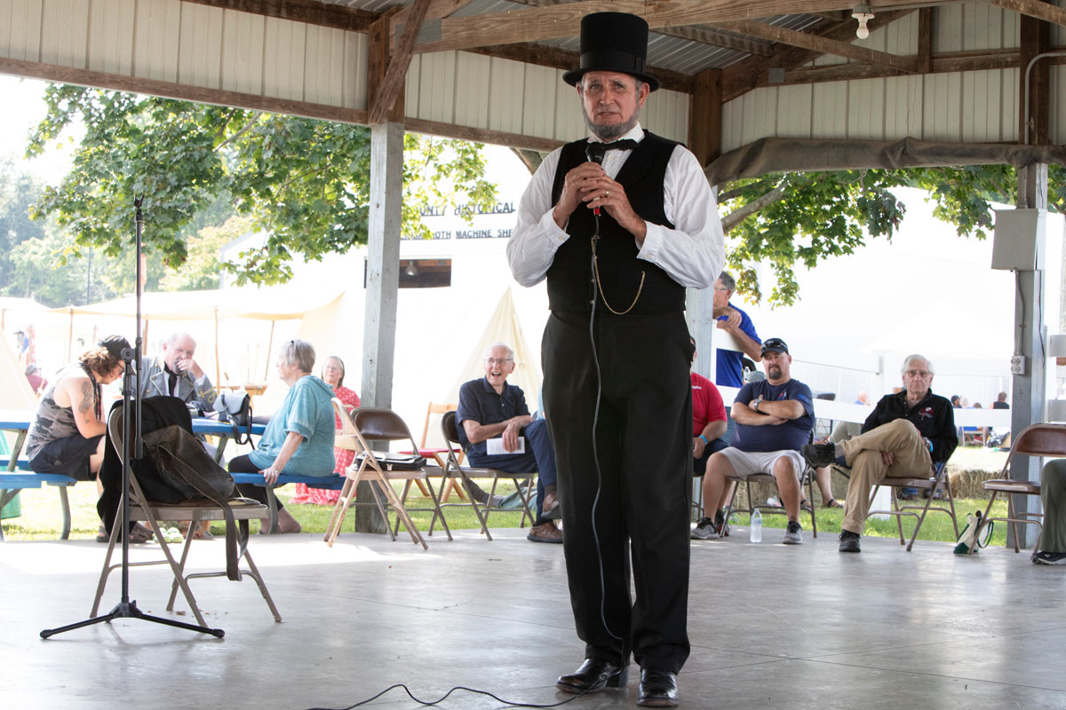 54. Lee Williams as Abraham Lincoln - Little Village