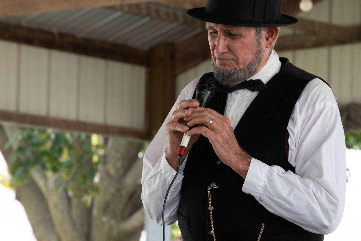 55. Lee Williams as Abraham Lincoln - Little Village