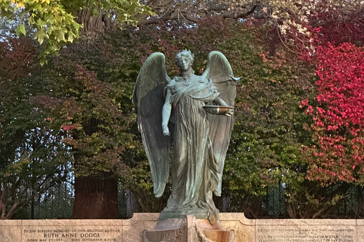 Inspired by a dream, Council Bluffs' Black Angel statue was quickly ...